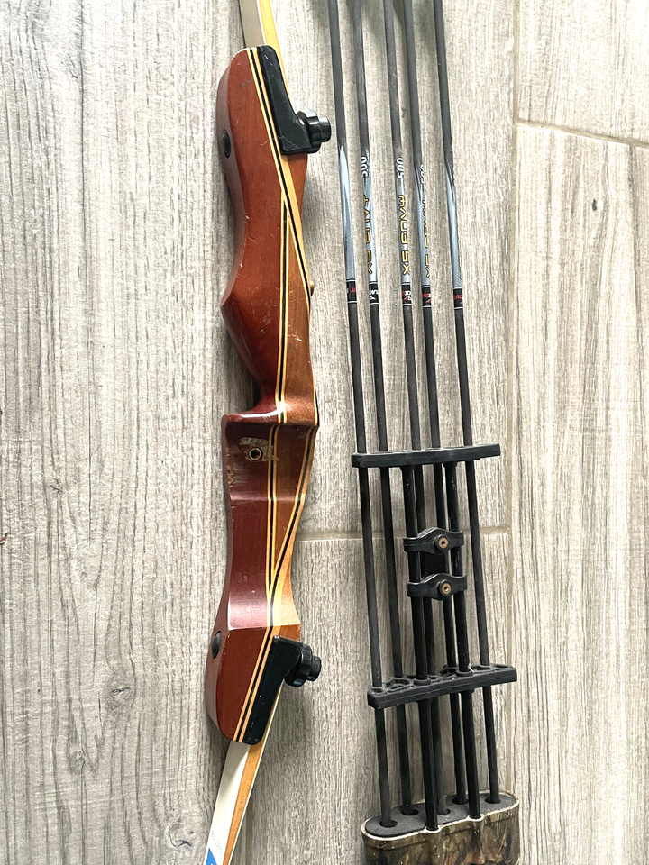 🔥Internature Bullseye Recurve Bow No String Untested W/ X5 Envy 500 ...