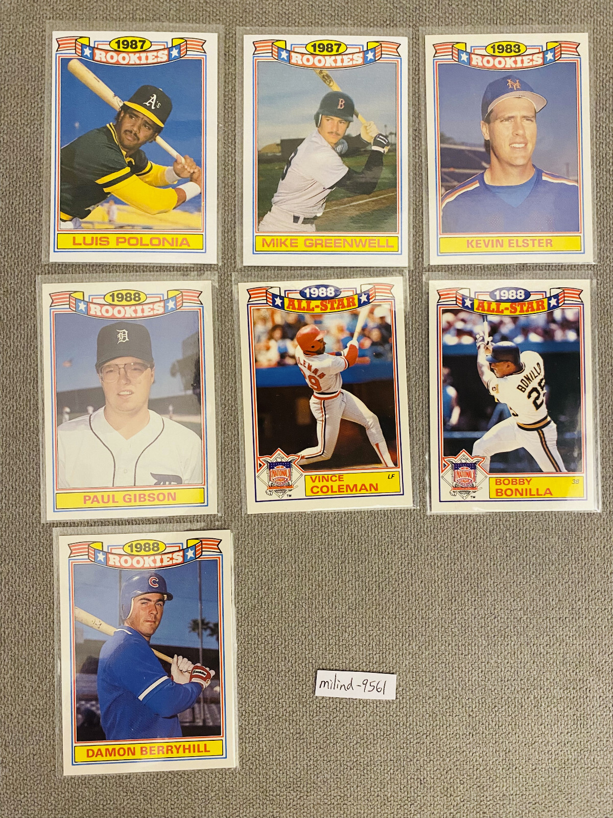 1988-89 Topps Rookies & All-Stars Lot, Great Vintage Baseball Cards of ...