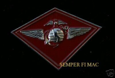 US MARINE AIR WING MAW HAT LAPEL PIN MCAS FMF US NAVY USS F18 C130 CH53 ...