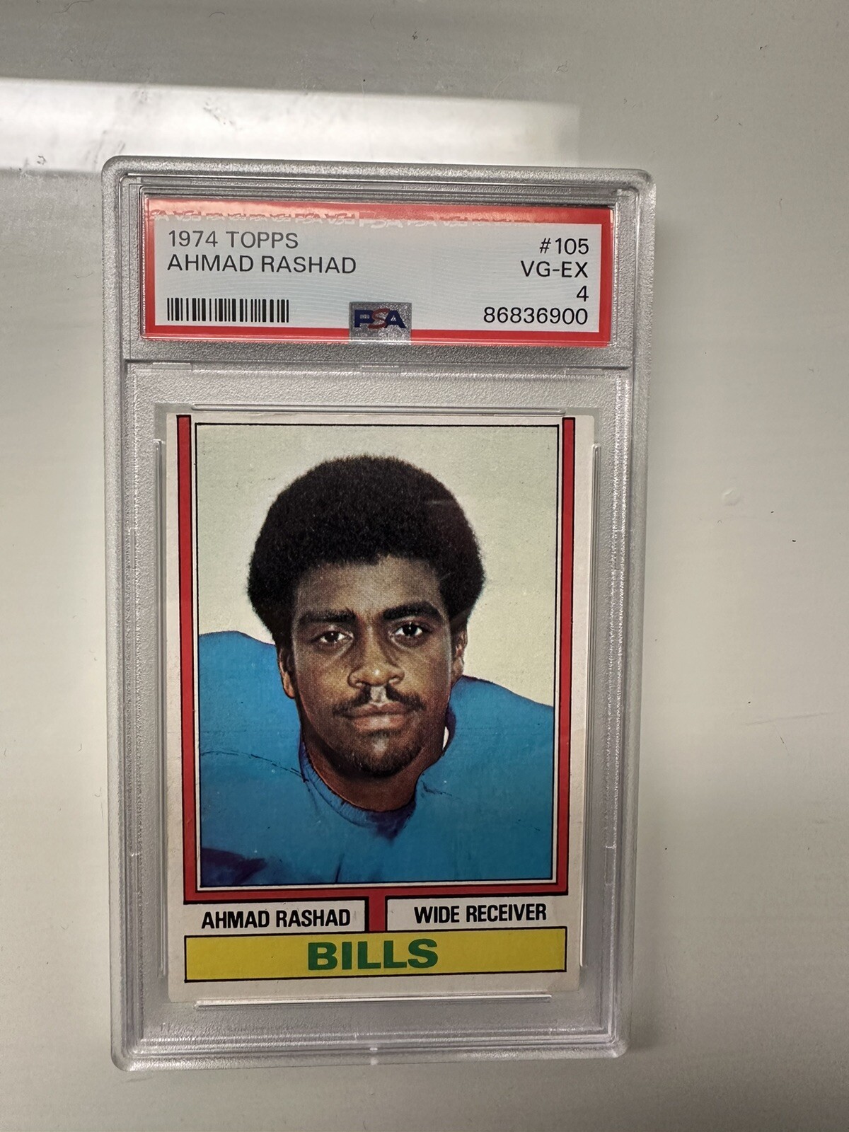 1974 Topps - #105 Ahmad Rashad (RC) | eBay