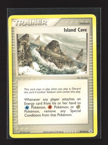 Pokemon Hidden Legends #89/101 Uncommon Island Cave | eBay