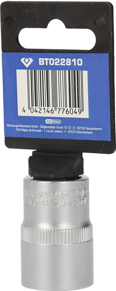BT022810 1/2-Inch Socket Spanner, 38 Mm, 19 Mm Insert 726084855854 ...