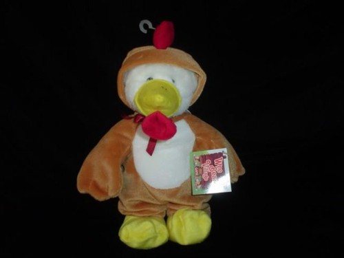 Ganz Wee Bear Village Large Doodle Rooster Bear Plush 11.5 inch New ...