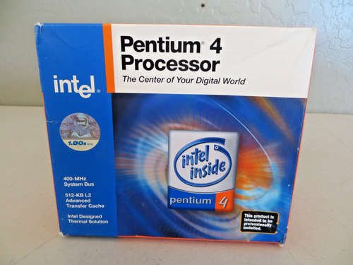 Intel Pentium 4 1.8GHz (BX80532PC1800DSL6QL) Processor Retail Bo MHz 512 MB for sale online | eBay