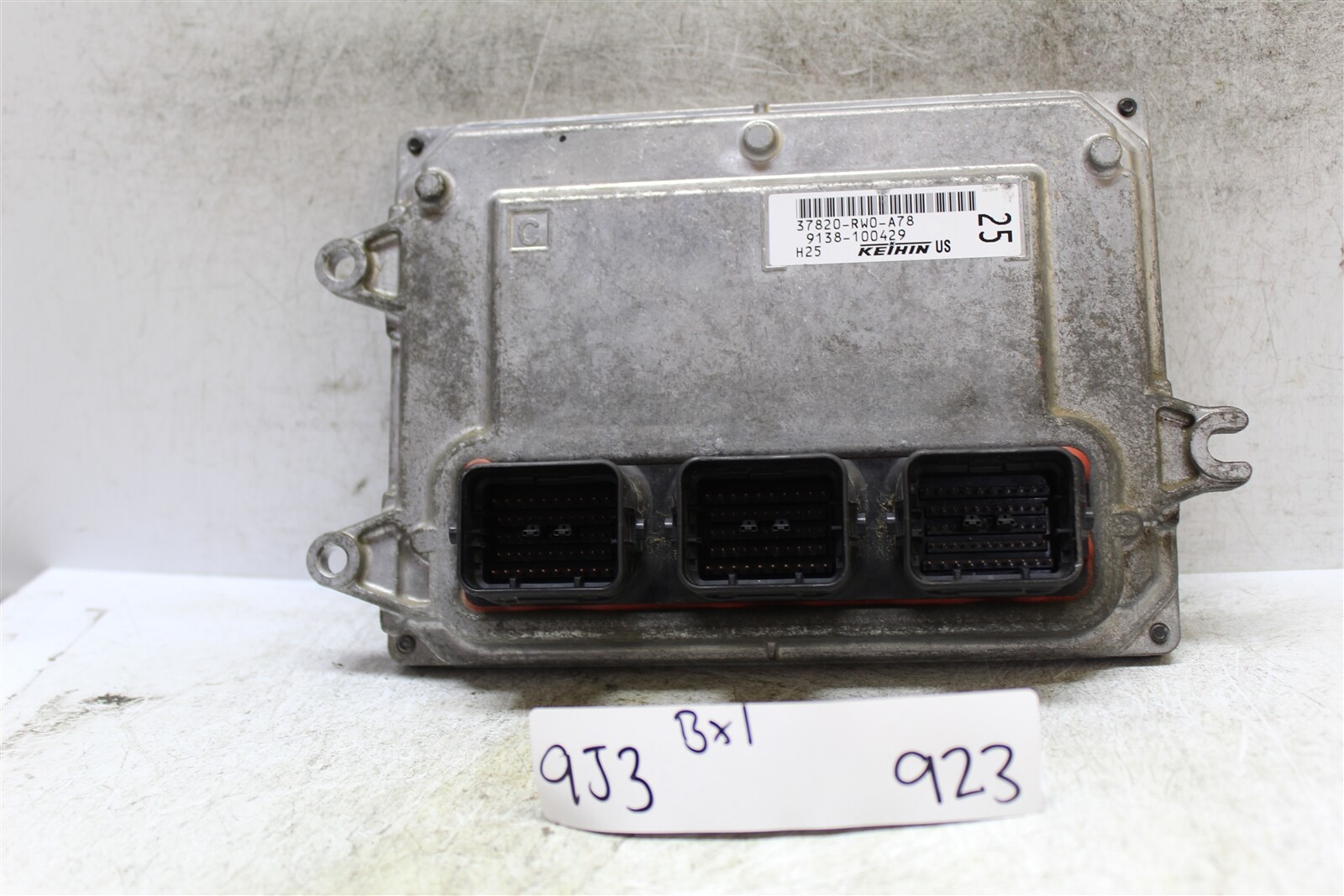 12-13 Honda Civic Computer Brain Engine Control 37820RW0A78 Module 923 ...