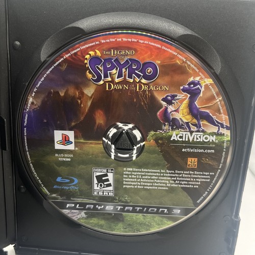 The Legend of Spyro: Dawn of the Dragon (Sony PlayStation 3, 2008) Disc ...