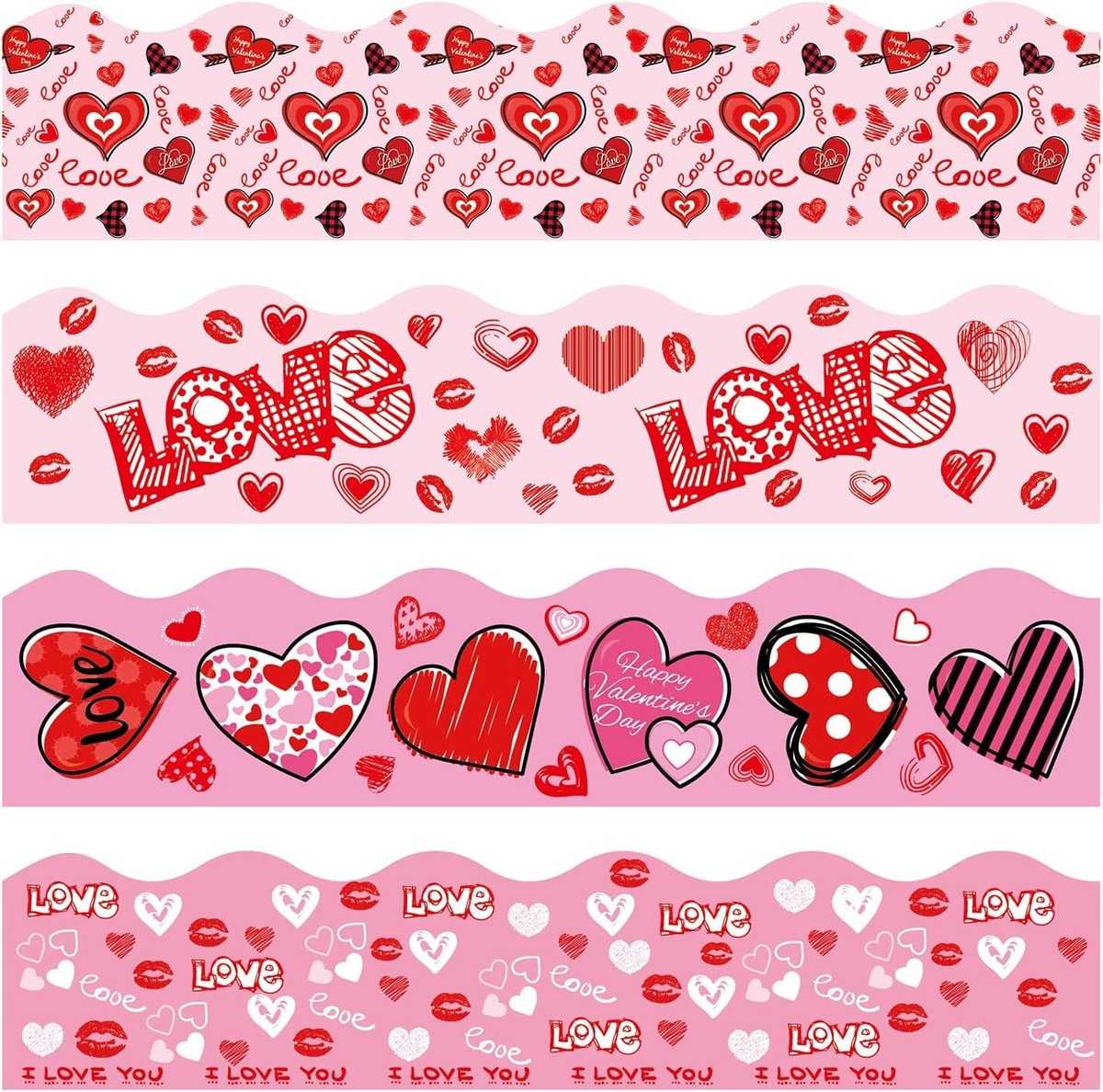 Valentine Heart Borders Heart Border Line Art Heart Banner Valentines