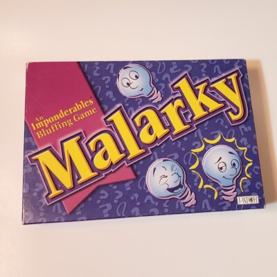 Vintage Malarky Board Game Missing The Dice | eBay