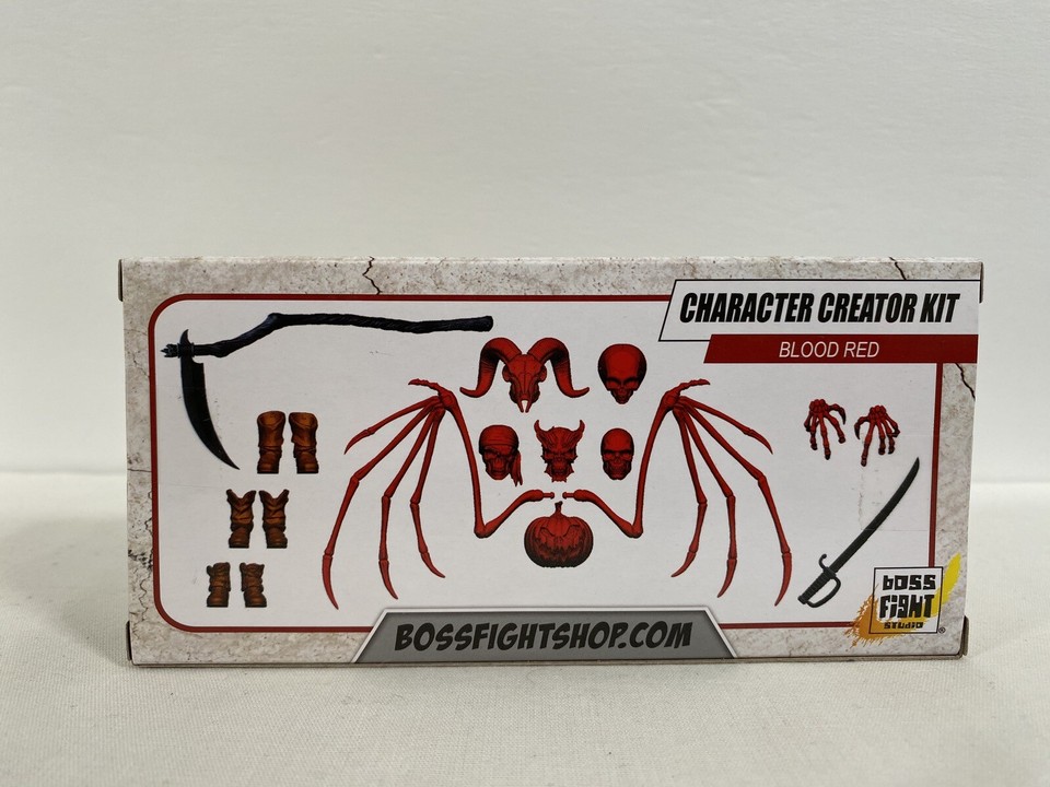 Vitruvian Hacks Character Creator Kit Skeleton Blood Red 4" accessory ...