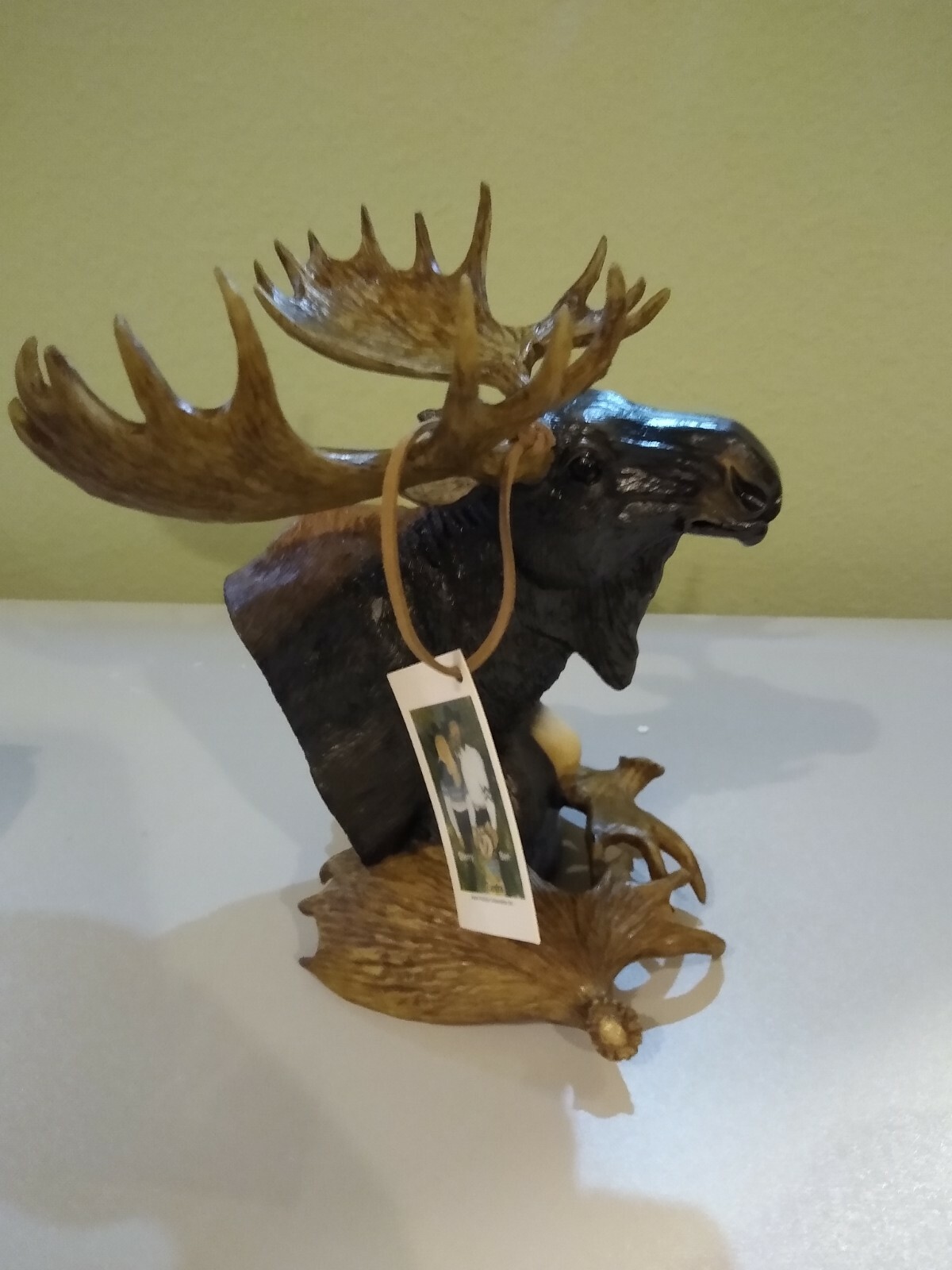 Buckhorn Pine Tree Topper Moose Figurine Or Christmas Tree Topper ...