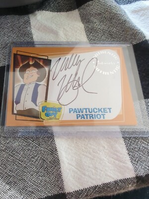 Family Guy Autograph Card A6 Wally Wingert as Pawtucket Patriot | eBay