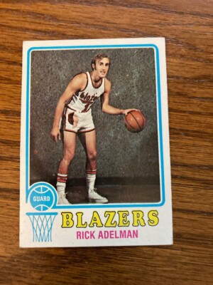 1973-74 Topps Basketball RICK ADELMAN #27 BLAZERS | eBay
