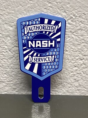 NASH Metal Plate Topper Sign Gas Oil Parts Service Station Garage ...