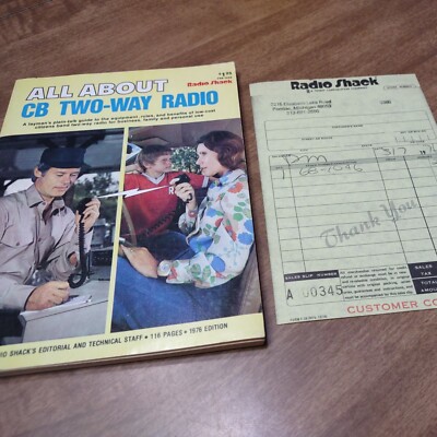 VINTAGE ALL ABOUT “CB Radio” TWO WAY RADIO PAPERBACK BOOK 1976 RADIO ...