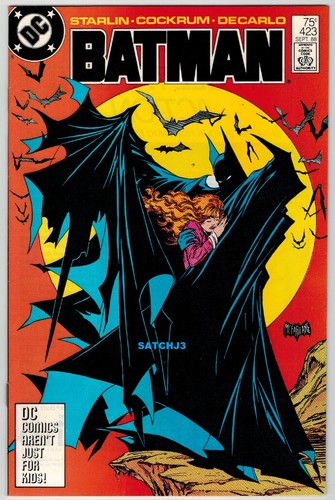 1988 BATMAN #423 DOUBLE COVER COMIC BOOK TODD MCFARLANE COVER ART DC ...
