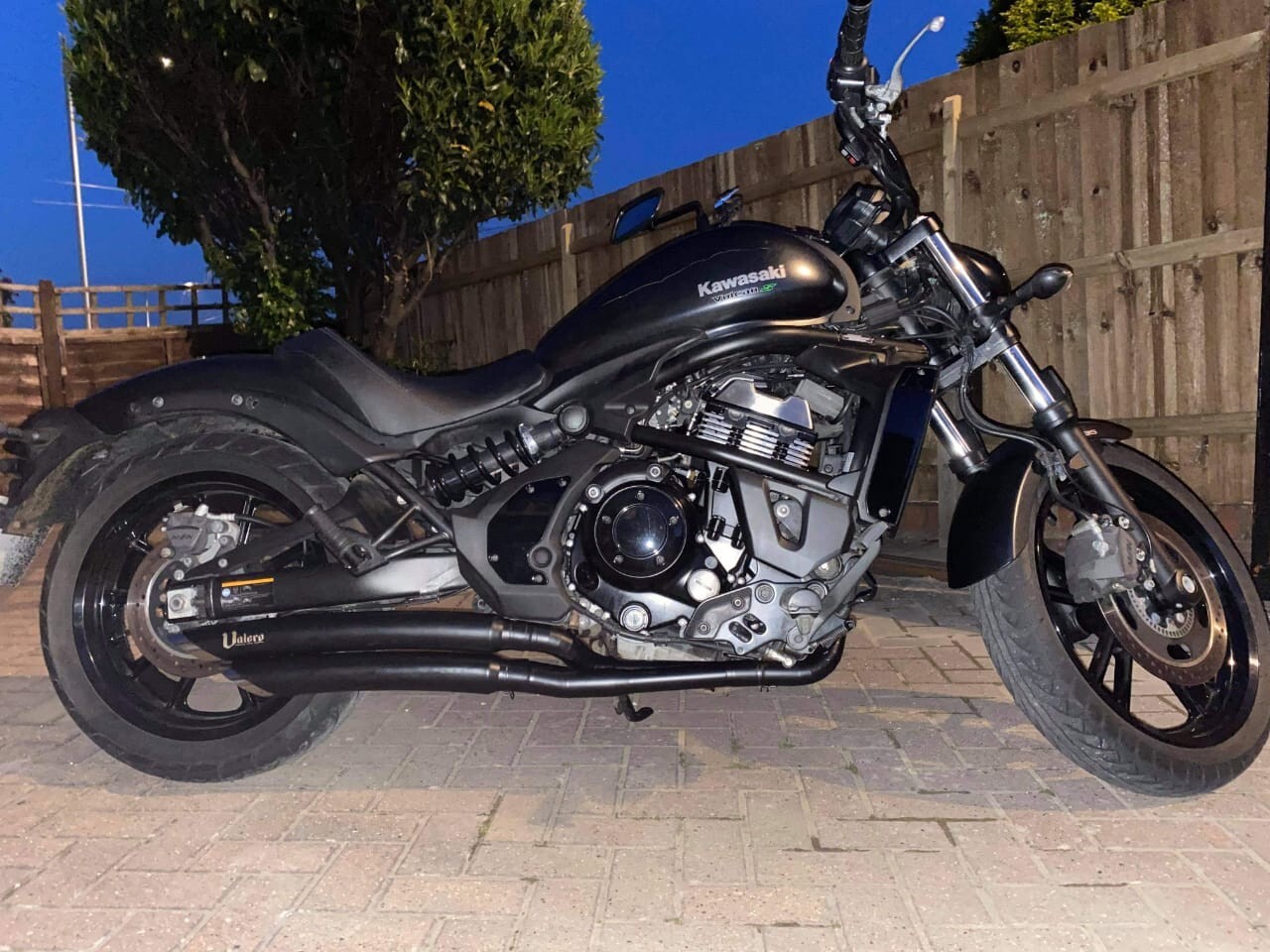 Full System Dual Curve Exhaust For Kawasaki Vulcan S 650 Model 2015 ...