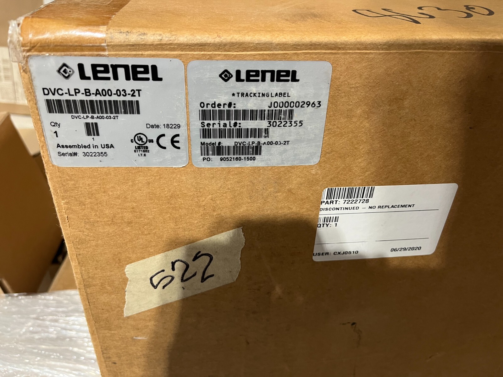 DVC-LP-B-A00-02-2T 1U Low Profile Chassis w/ 2TB Hard Drive LNVR LNL ...