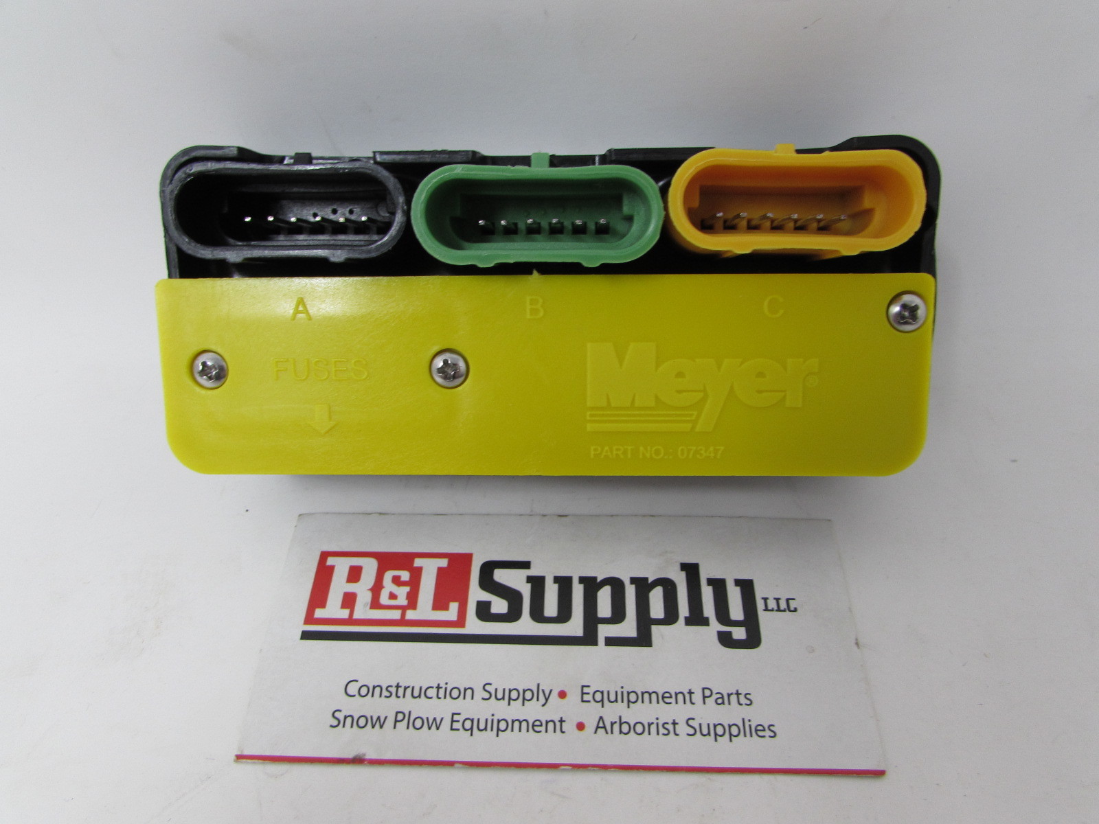 2x GENUINE MEYER Snow Plow Change Over Light Module 6 Pin #07347 #07548 ...