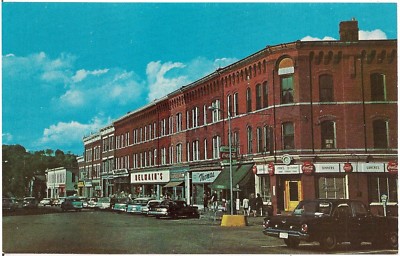 View on Main Street in Randolph VT Postcard | eBay