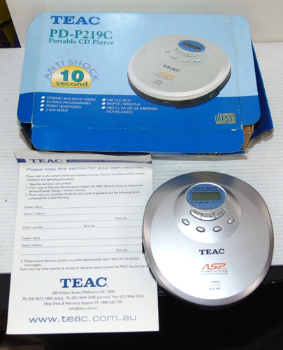Teac PD-P219C Portable Cd Player | eBay