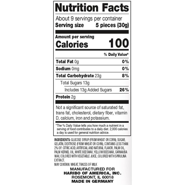 HARIBO Candy Cane Limited Edition Sugar Plum Candy Apple 2x 4oz Bags ...