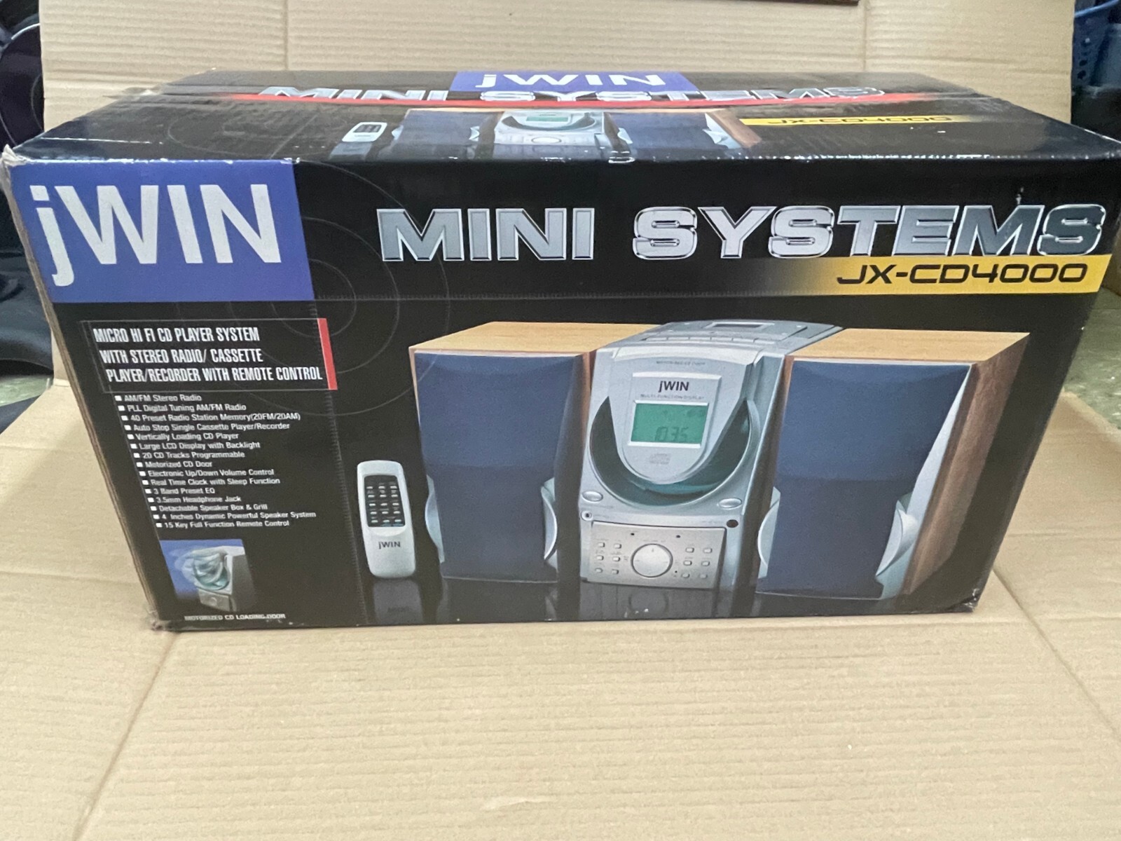 jWIN JX-CD4000 CD Mini Audio System for sale online | eBay