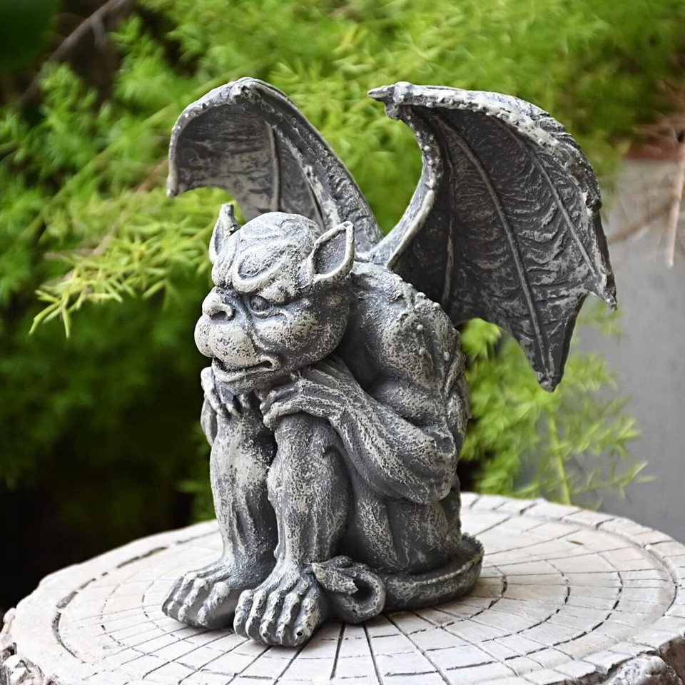 Gargoyle Statue Garden Guardian Sculpture Figurine Gothic Indoor ...