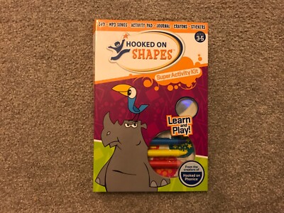 Hooked On SHAPES Super Activity Kit 3-5 Cartoons Music DVD Early ...