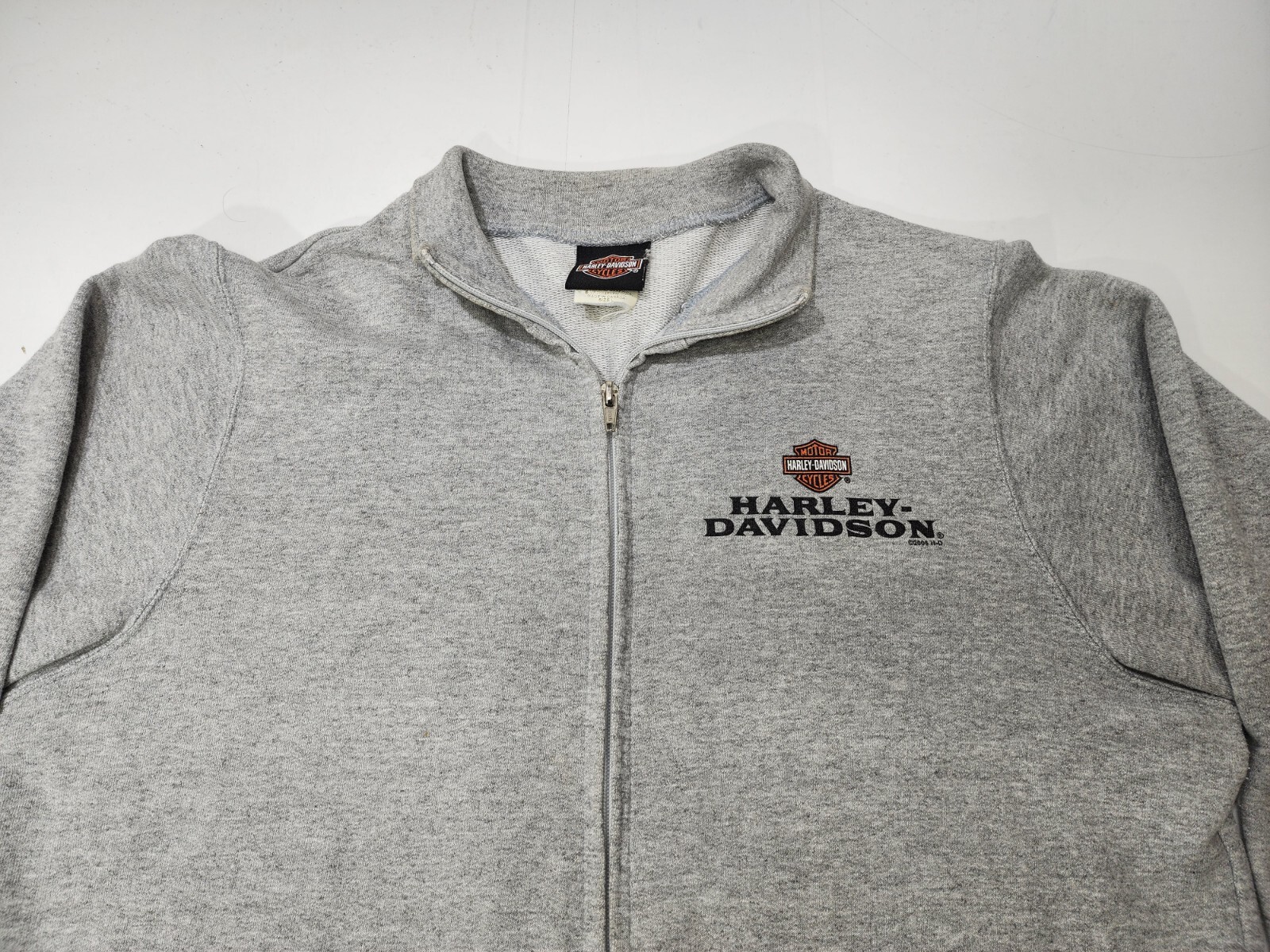 Harley Davidson Womens Full Zip Mock Neck Jacket St P… - Gem