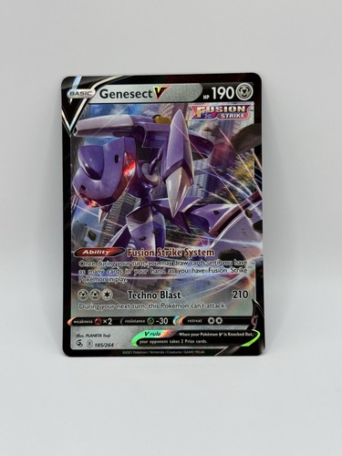Genesect V Full Art Holo 254/264 SWSH Fusion Strike Pokemon - NM | eBay