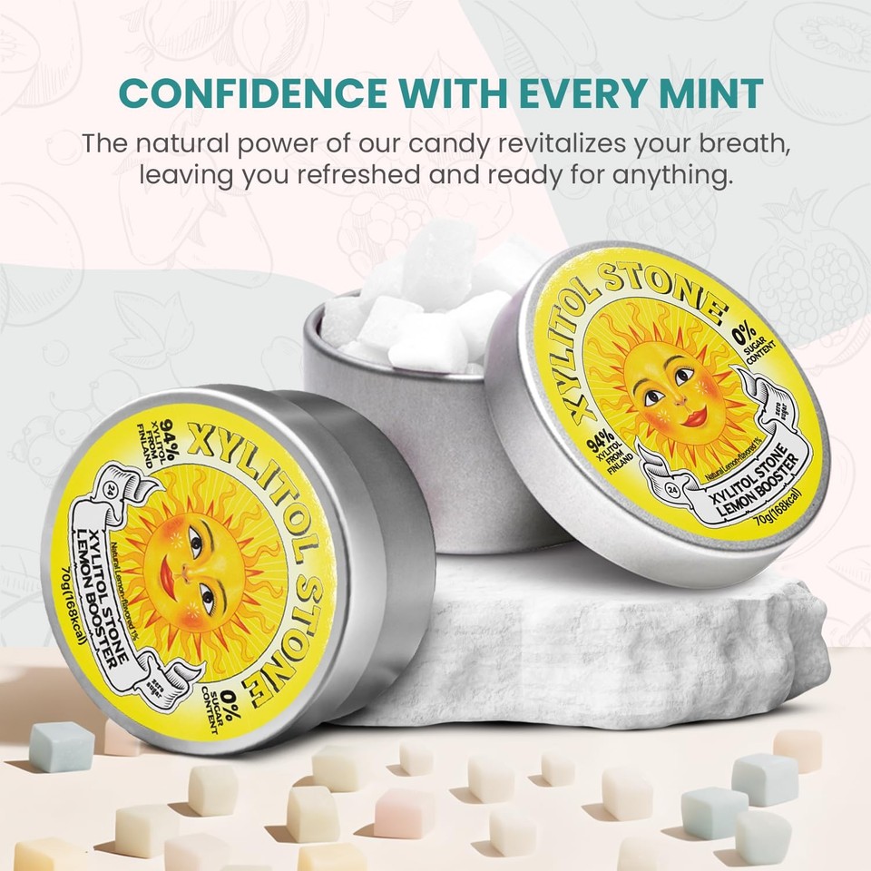 Xylitol Stone Sugar Free Candy Vegan & Keto Friendly Unique Hard Candy ...