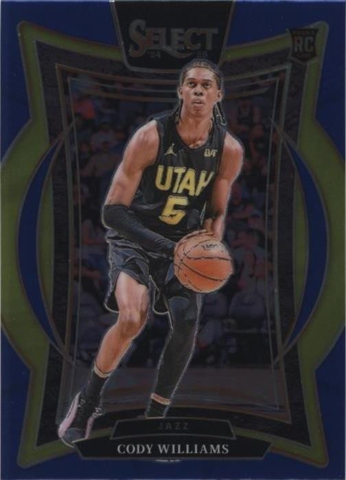 2024-25 Panini Select - Concourse Cody Williams #71 Blue (RC) for sale ...