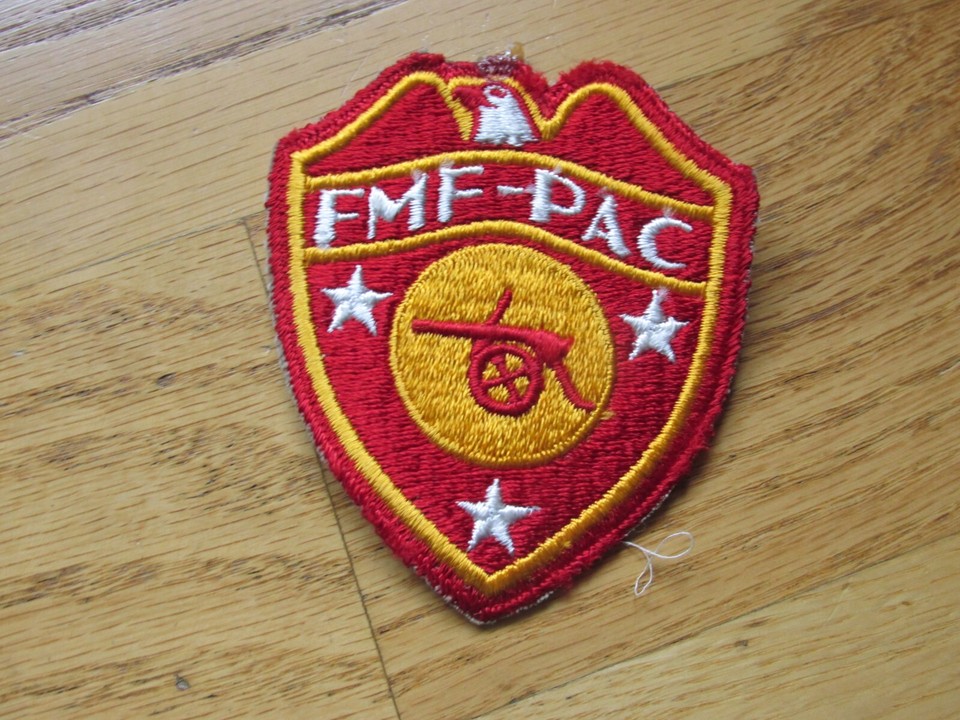 ww2 USMC MARINE FLEET MARINE FORCE FMF Pacific 9 patch LOT collection ...