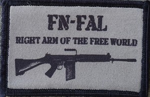 FN FAL Olive Drab Morale Patch Tactical Military USA Hook Badge Army ...