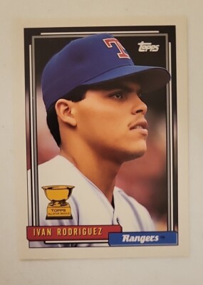 1992 Topps - #78 Ivan Rodriguez Rookie Cup Texas Rangers | eBay