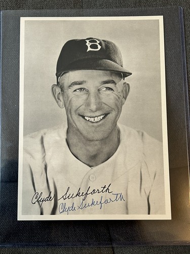 1949 Brooklyn Dodgers Picture Pack Clyde Sukeforth Signed / Autographed ...