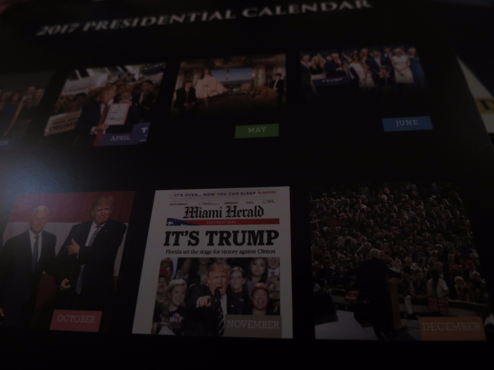 LOT OF 2 DONALD TRUMP PRESIDENT 2017 CALENDARS MELANIA IVANKA PHOTOS ...