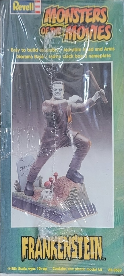 Revell-Frankenstein Monsters of the Movies plastic kit #85-3633 1:12 ...