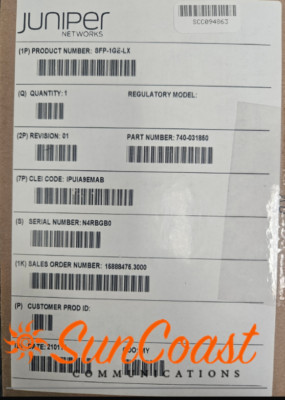 Juniper Networks SFP-1GE-LX Transceiver 740-031850 IPUIA9EMAB | eBay