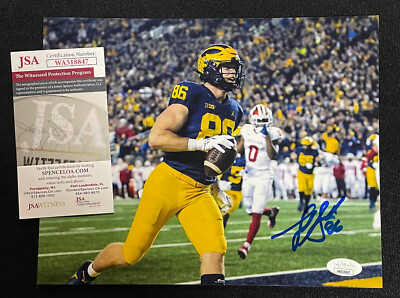 LUKE SCHOONMAKER SIGNED MICHIGAN WOLVERINES 8X10 PHOTO JSA COA | eBay