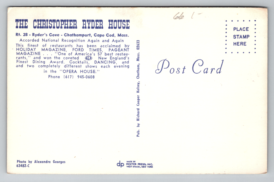 Christopher Ryder House Defunct Restaurant Cape Cod Massachusetts MA ...