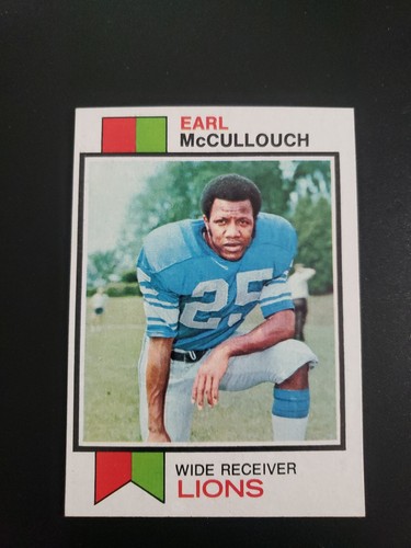 1973 Topps Football #248 Earl McCullouch (Lions). NM+ | eBay