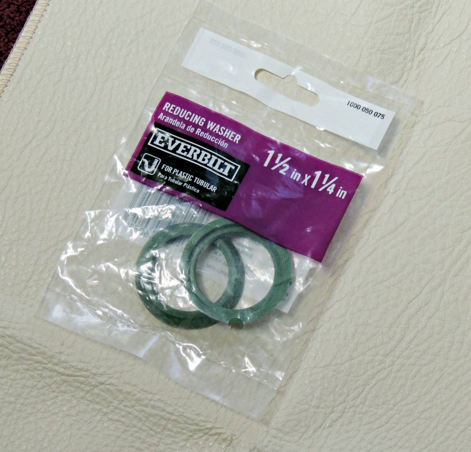 Everbilt 1-1/2"x 1-1/4" Sink Drain Pipe Rubber Reducing Washer for ...