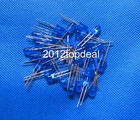 10 100 1000pcs 5mm diode 2pin Round white/red/blue/green/yellow LED ...