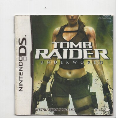 Tomb Raider Anniversary Nintendo DS MANUAL ONLY NO TRACKING Authentic ...