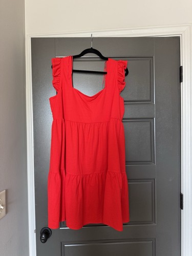 NWT Primark Red Mini Dress, XL | eBay