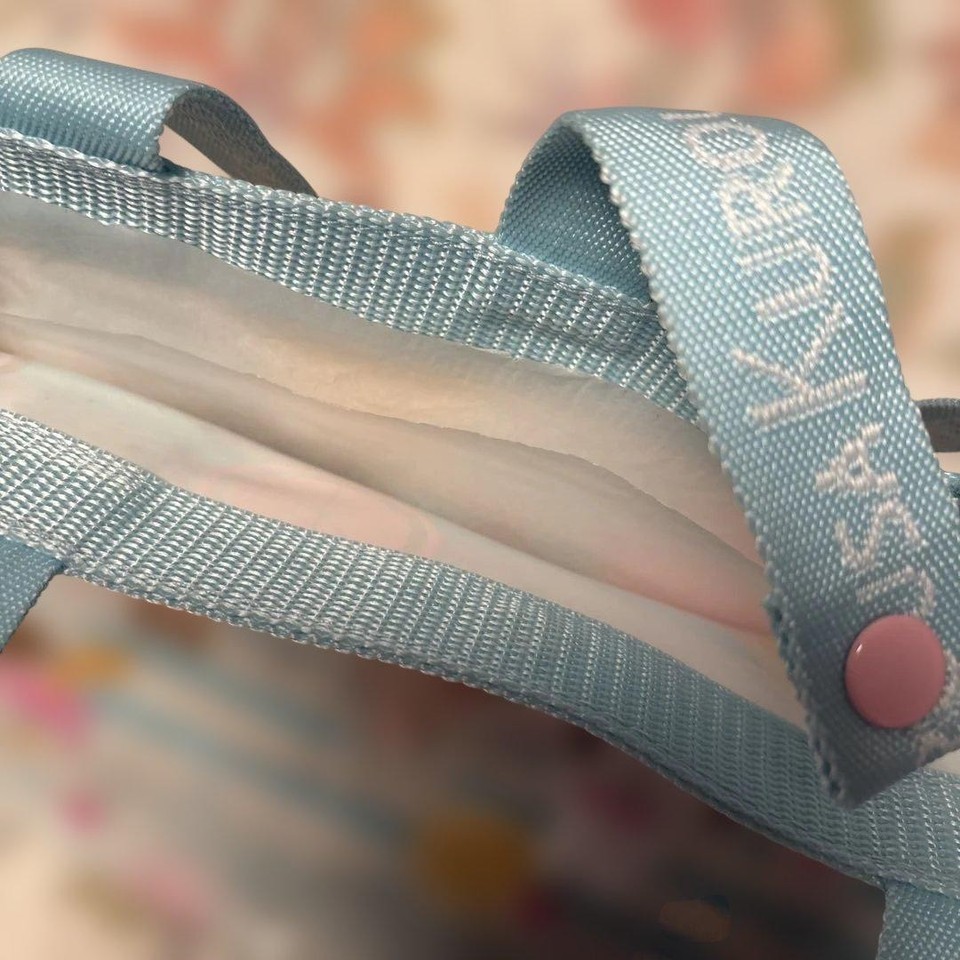 Sugar Bunnies NEW Pool Tote Bag Pink Blue Character PVC Large Sanrio ...