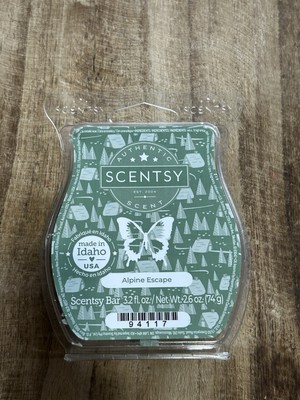 New Scentsy Bar 3.2 Fl Oz Alpine Escape 8 Blocks Wax Melts For Warmer ...