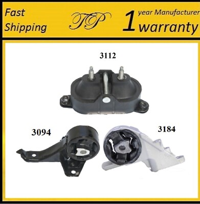 3 PCS TRANSMISION MOUNT FOR 2007 Pontiac G6 3.5L Except Convertible | eBay