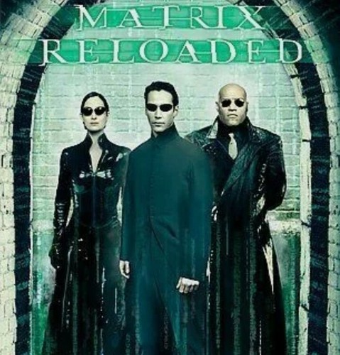 Matrix Reloaded (DVD 2003) Keanu Reeves [R] Widescreen Sci-Fi Action ...